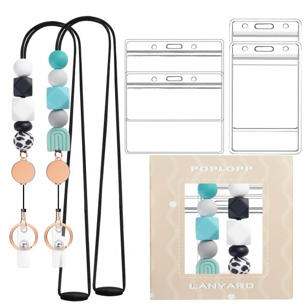 ・【Premium ＆ Safty Material】 Our retractable lanyard has a food grade silicon is made. Smooth Edge. No Special Smell. The...