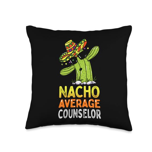 ・Nacho Average Counselor, Get this fun Nacho Average Counselor cactus design, Perfect easy DIY last minute homemade cost...
