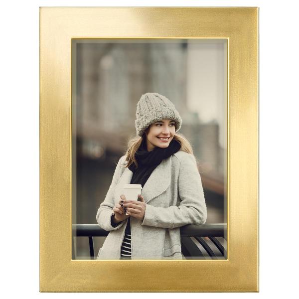 ・【Size】 The photo size (inner size) is 3.5"x5". Actual frame size (finished size) is 5"x6.5"x 0.75".・【Easy to Display】Th...