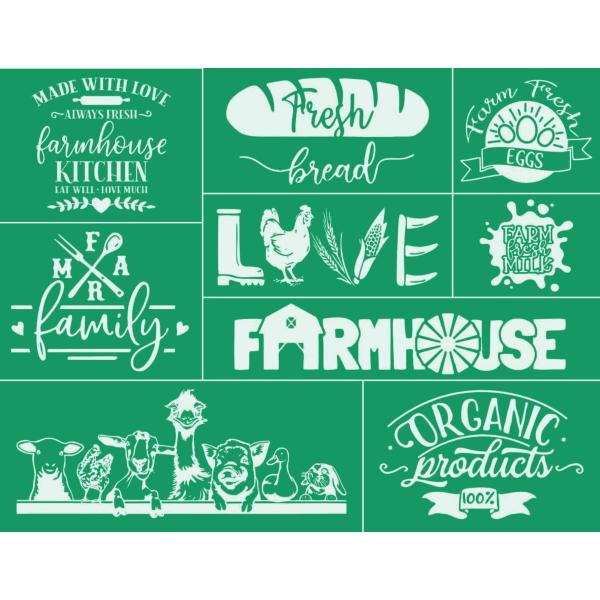 ・?Silk Screen Stencils material: high quality nylon; Size: 8.5×11 inches/21.59×27.94cm, Thickness: 0.03cm/0.01inch. Dura...