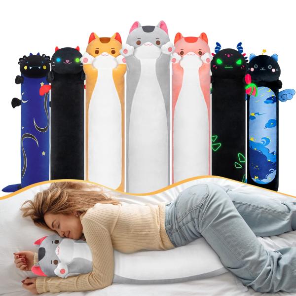 ・Mewaii Cat Plush Sizes: 50cm/19.6Inch, 70cm/27.6Inch, 90cm/35.4inch, 110cm/43.3Inch, and 135cm/ 53.2Inch. They are bigg...