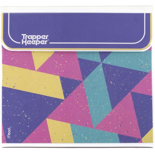 ・This Trapper Keeper is not for squares, with bright, bold colors and a rad design. The hook and loop closure helps trap...