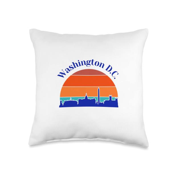 ・Celebrate Washington DC with this cool retro vintage skyline design.・Perfect gift for men, women, and children.・100% sp...