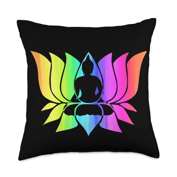 ・Lotus Flower Rainbow Yoga Namaste Meditation Women Men Adults. Great for a instructor, Reiki practitioner, zen Buddhist...