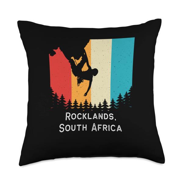・Featuring vintage retro design of Rocklands, South Africa for outdoor mountain climber.・Do you like to hang on a cliff ...