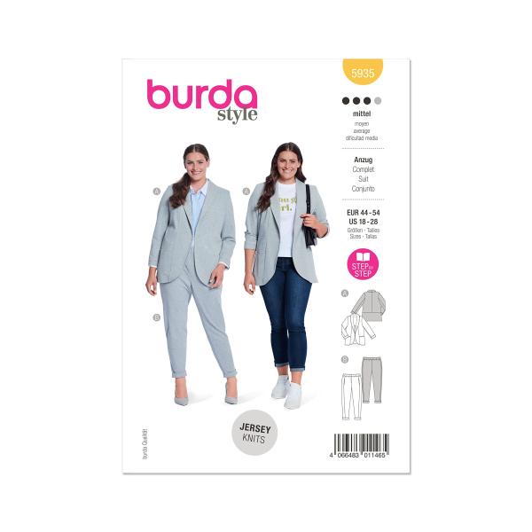 ・Burdaパターンキットには、生地を切り抜くためのパターンピース、縫製プロセスのガイドとなるステップバイステップの書面と図解の説明、生地とトリムの選択方法、サイズ情報が含まれています。・これらの衣類の縫製パターンは、ミスサイズ18-28(...