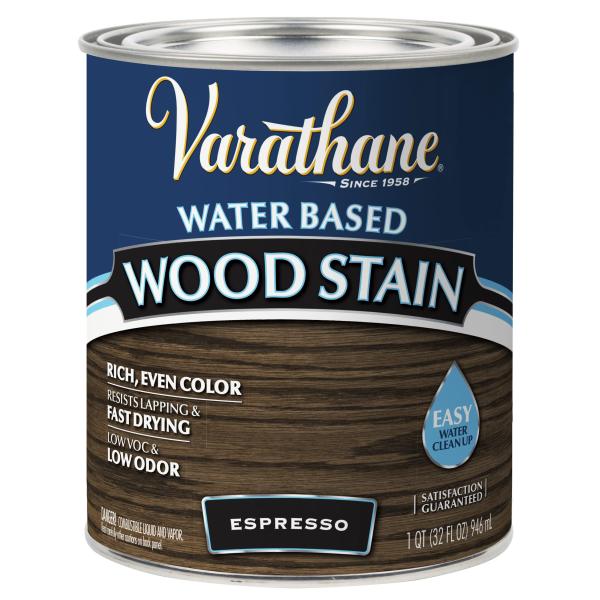 ・Water-based wood stain creates rich, even color in 1 coat on most surfaces・Low odor, low VOC stain features advanced pi...