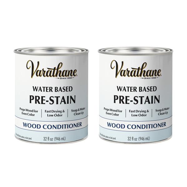 ・Pre-stain wood conditioner preps wood for even color・Easy to use, water-based formula dries fast for quick project comp...