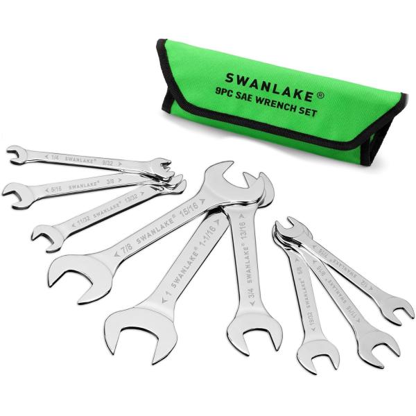 ・SUPERIOR STRENGTH - Forged from premium carbon steel with heat treatment and chrome plating, these thin wrenches delive...