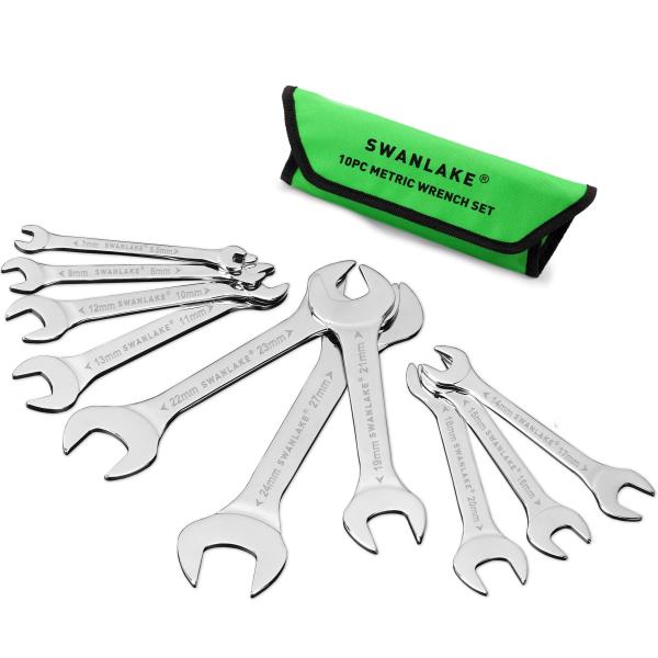 ・SUPERIOR STRENGTH - Forged from premium carbon steel with heat treatment and chrome plating, these thin wrenches delive...