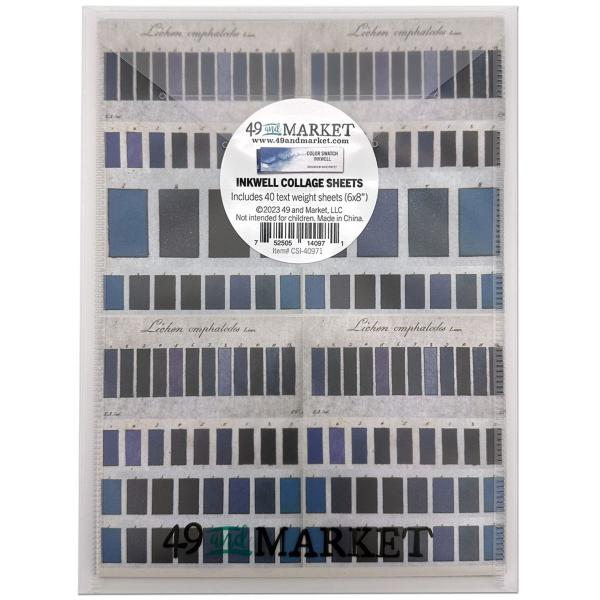 ・The Collage Sheet set includes 40 different 6x8 inch text weight papers in a reusable plastic envelope.・These papers ar...