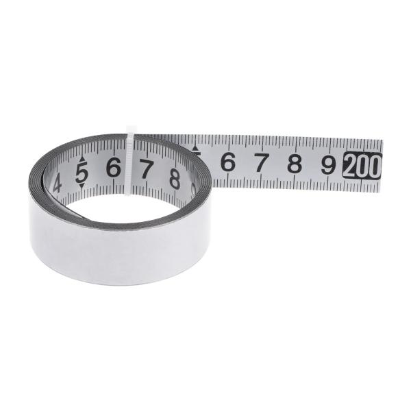 ・Size - Measurement Range: 200cm; Precision: 1mm; System: Metric; Read: Left to Right. Width: 19mm; Thickness: 0.35mm.・M...