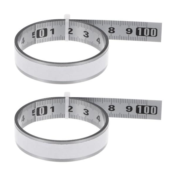・Size - Measurement Range: 100cm; Precision: 1mm; System: Metric; Read: Left to Right. Width: 12.5mm; Thickness: 0.35mm....