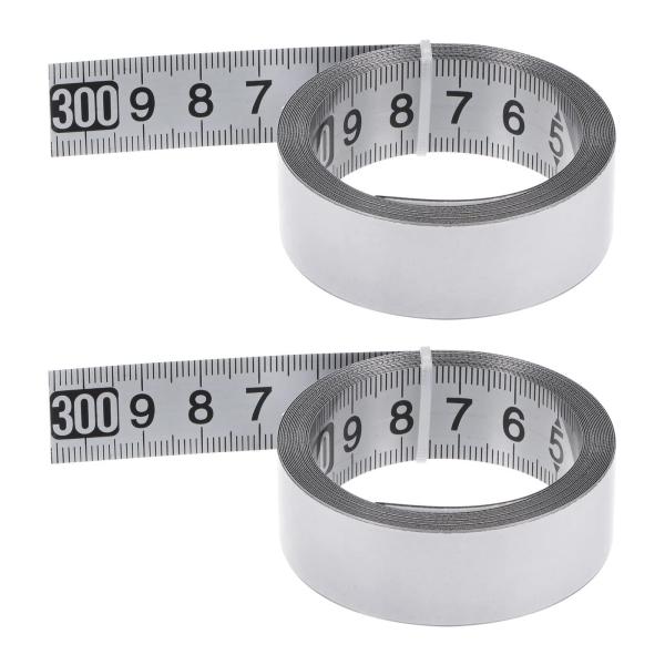 ・Size - Measurement Range: 300cm; Precision: 1mm; System: Metric; Read: Right to Left. Width: 19mm; Thickness: 0.35mm.・M...