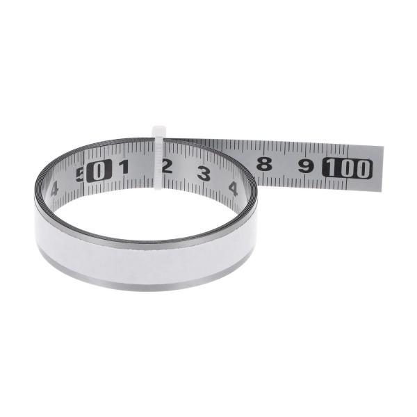 ・Size - Measurement Range: 100cm; Precision: 1mm; System: Metric; Read: Left to Right. Width: 12.5mm; Thickness: 0.35mm....