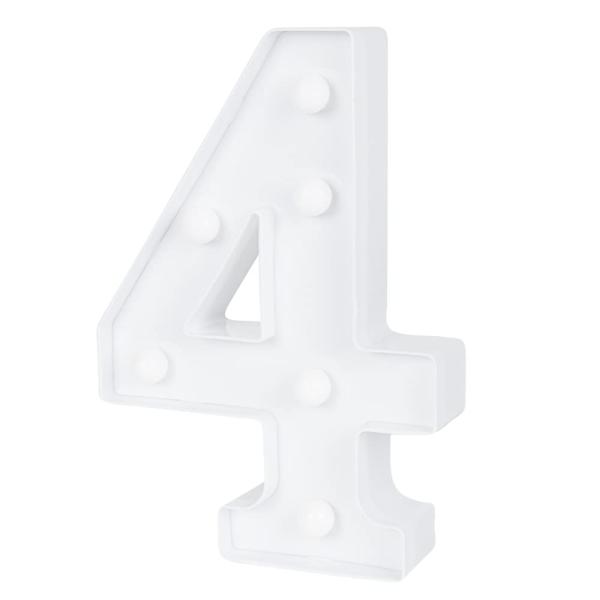 ・CRAFT CUSTOM MESSAGES: Made into the shape of a 4, this light-up number can be paired with other Illumify numbers and l...