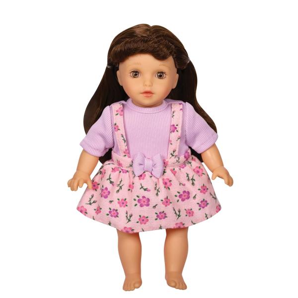 ・11.5" Soft-bodied girl doll with rooted hair・Beautiful hazel eyes, Cute face, sweet and natural expression・Long nylon h...