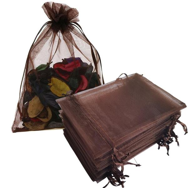 ・OPEN and CLOSE: design with satin ribbon drawstring for closure, easy to open and close the silk mesh organza bags・PREM...