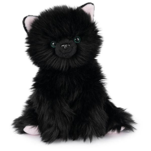 ・XAVIER KITTEN PLUSH: Xavier is an adorable, super-fluffy black kitten with pink paw pads. Sitting at 9", this pretty ki...