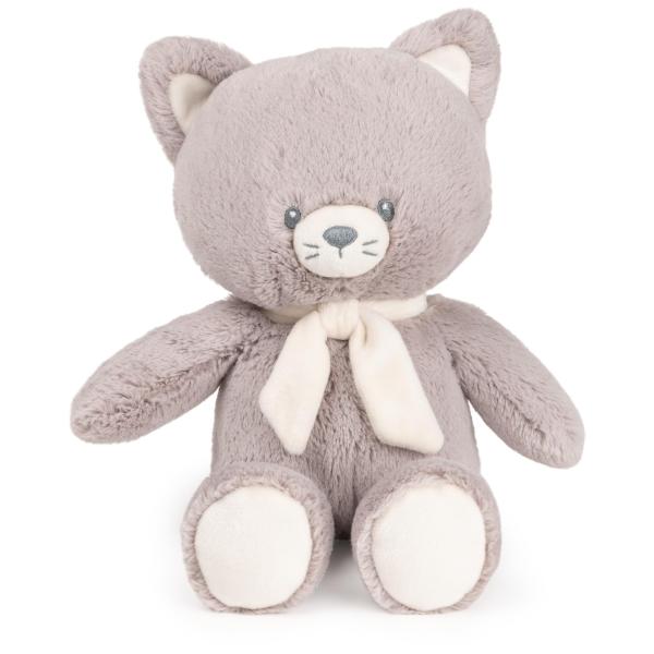 ・100% RECYCLED KITTEN PLUSH: This beautiful, sustainably made 13" kitty has ultra-soft gray plush and a modern design wi...