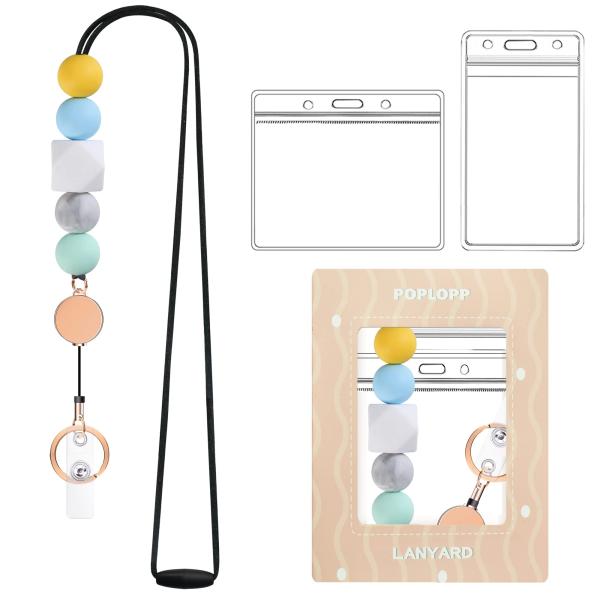 ・【Premium ＆ Safty Material】 Our retractable lanyard has a food grade silicon is made. Smooth Edge. No Special Smell. The...