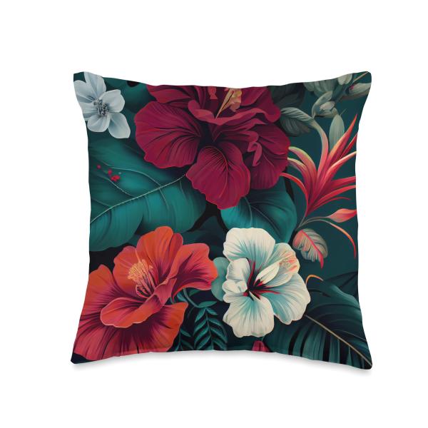 ・Botanical Floral Flower Hibiscus Inspirational Design seamless Pattern is a great gift idea for christmas or birthday f...