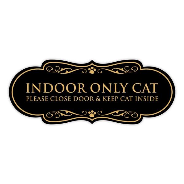 ・「デザイナーの足、屋内のみ猫はドアを閉めて猫を中に置いてください」自宅、オフィス、ビジネス、ショップ用のサイン。・寸法:高さ2.75インチ x 幅7インチ・プレミアムレーザー彫刻プラスチック・サインには、オプションの強力なフォーム両面粘着...