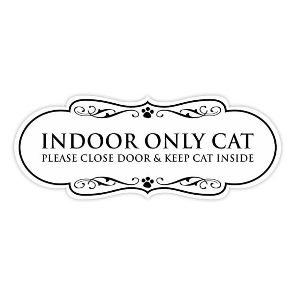 ・「デザイナーの足、屋内のみ猫はドアを閉めて猫を中に置いてください」自宅、オフィス、ビジネス、ショップ用のサイン。・寸法:高さ2インチ x 幅5インチ・プレミアムレーザー彫刻プラスチック・サインには、オプションの強力なフォーム両面粘着テープ...