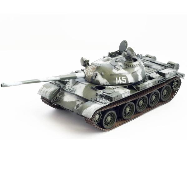 ・Restoration of military tanks: 1/35 Scale manual DIY restoration of the SovietT-54B Medium Tank model, the completed si...