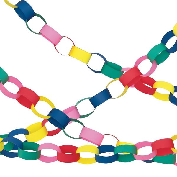 ・VIBRANT DIY COLORFUL PAPER CHAIN: Add a pop of color and charm to any event with our easy-to-use 1 Pc Paper Garland Kit...