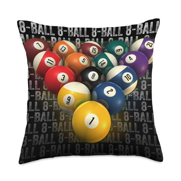 ・8-Ball Pool Sports design. Cool realistic illustration of an 8-ball rack. Pool balls arranged in traditional 8-ball for...