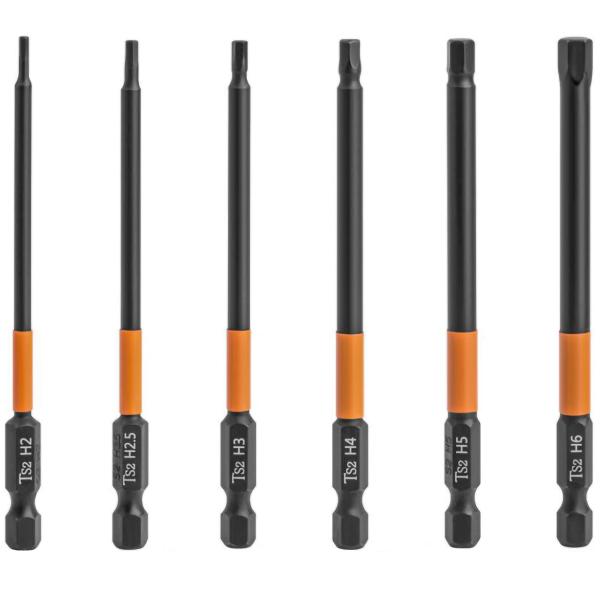 ・CNC machined tips, S2 alloy steel body, hardened core to increase bit strength and reduce fracture. Manganese Phosphate...