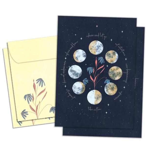 ・Inside Greeting: [blank] | Cover Greeting: Release and let go. Set intentions. New beginnings. Surrender. Take action. ...