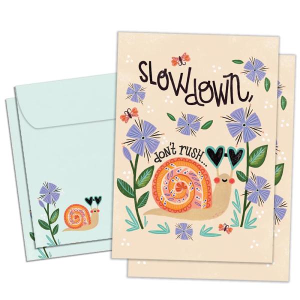 ・Inside Greeting: Live for the nows, Cover Greeting: Slow down, don't rush...・HIGH QUALITY BUDGET FRIENDLY CARDS - Made ...