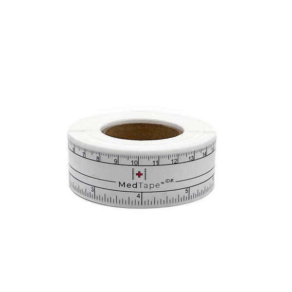 ・Self Adhesive 8 Inches Wound Measurement Ruler・Dual Measurement Metrics (Inches and Centimeters)・Able to Bend Around Bo...