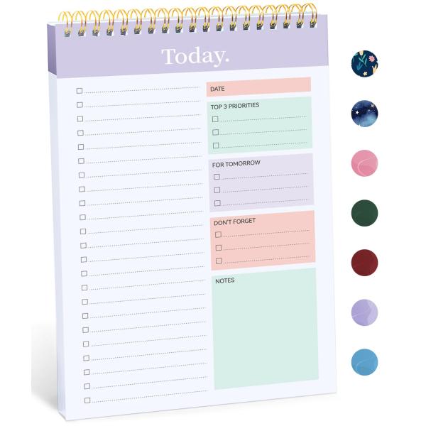 ・Stay Organized with Ease: Our To Do List Notepad provides multiple sections with plenty of space to jot down all of you...