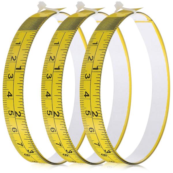 ・Adhesive Measuring Tape Woodworking: Scale standard, provides metric scale and imperial scale to meet the needs of use・...