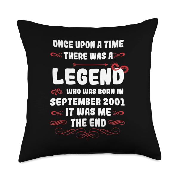 ・Once upon a time there was a legend born in September 2001 It was I The End. Birthday boy・The funny legend man birthday...