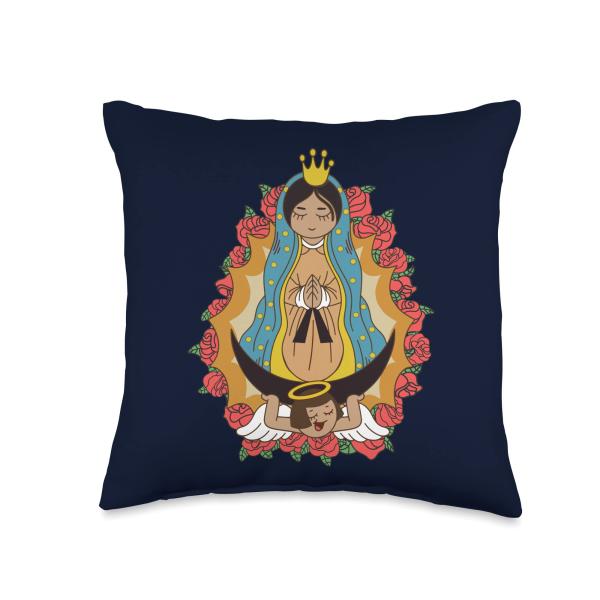 ・Show your devotion to Our Blessed Mother, Our Lady of Guadalupe with this cute Virgen de Guadalupe design, loved by kid...