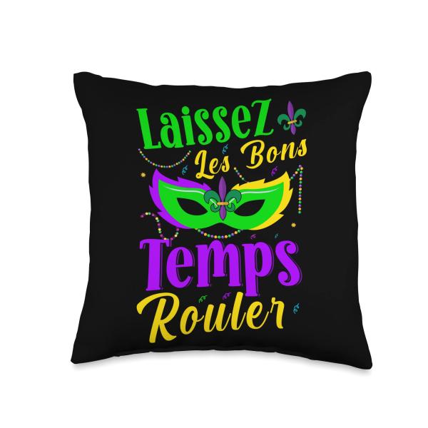 ・This Laissez Les Bons Temps Rouler merchandise is the perfect gift!・100% spun-polyester fabric・Double-sided print・Fille...