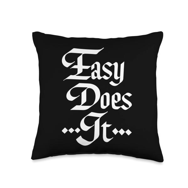 ・Alcoholics Anonymous Recovery design. This "Easy Does it AA Slogan NA Alcoholics Anonymous" design is perfect for anyon...