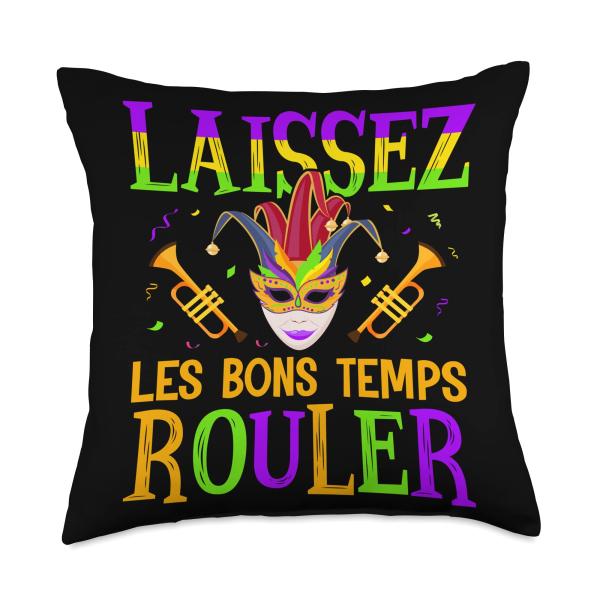 ・This Laissez Les Bons Temps Rouler merchandise is the perfect gift!・100% spun-polyester fabric・Double-sided print・Fille...