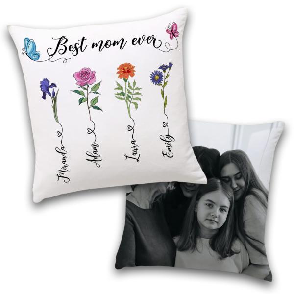 ・The Best Gift: Personalized Pillow with a name are a unique and special gift for any occasion, such as birthdays, Mothe...