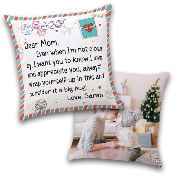 ・The Best Gift: Personalized Pillow with a name are a unique and special gift for any occasion, such as birthdays, Mothe...