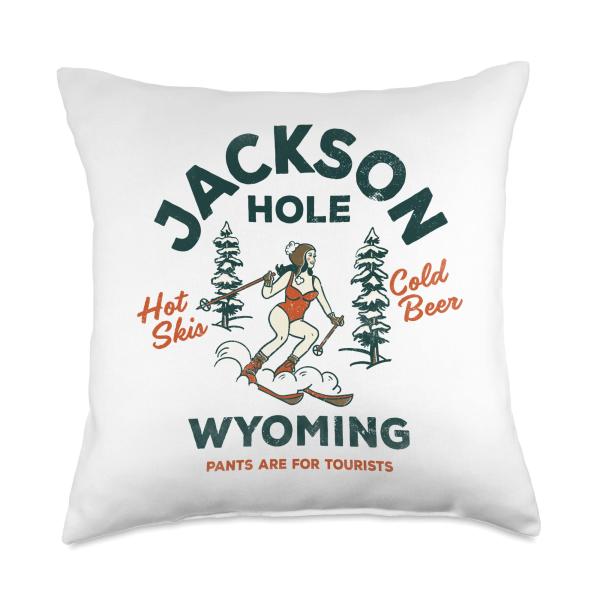 ・Jackson Hole, Wyoming pants are for tourists is a funny vintage ski beer drinking shirt for party bros, powder hounds o...
