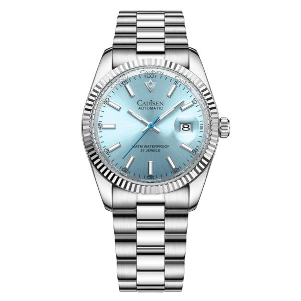 ・Classic luxury design: The round watch with the dial extends the function of the anti-reflective sapphire glass dial. T...