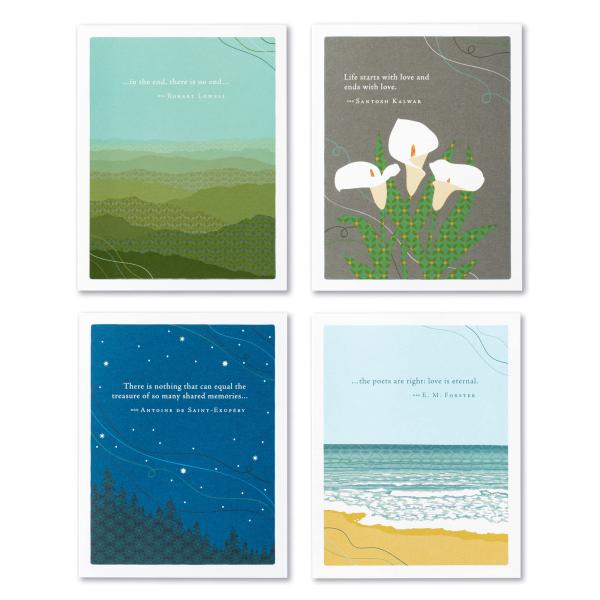 ・このお悔やみのカード詰め合わせで、困難な時期にあなたのサポートを共有しましょう。 CompendiumのベストセラーのPositively Greenグリーティングカードは、美しいイラストと感動的な引用を組み合わせ、人生の瞬間を心で示しま...