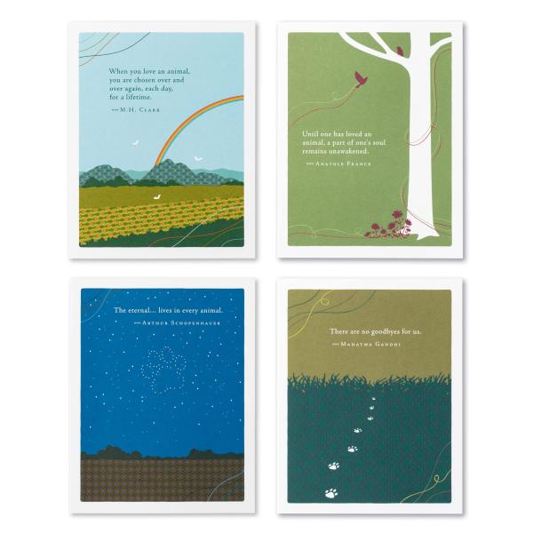 ・Share your support during difficult times with this assortment of pet sympathy cards. Compendium's bestselling Positive...