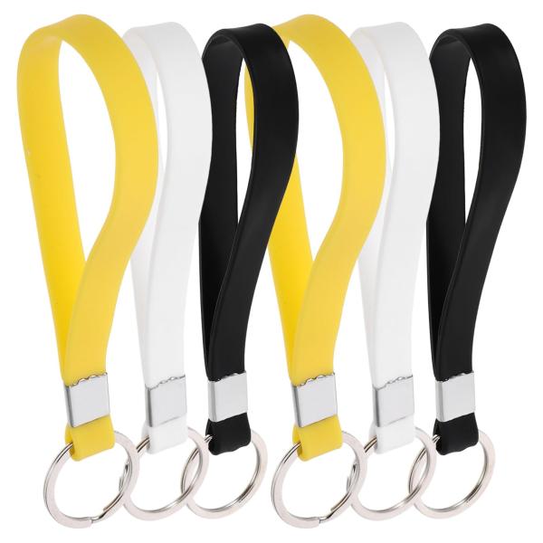 ・COMFORTABLE TO CARRY: The keychain bracelet is made of silicone material, which feels lightweight and comfortable to ca...