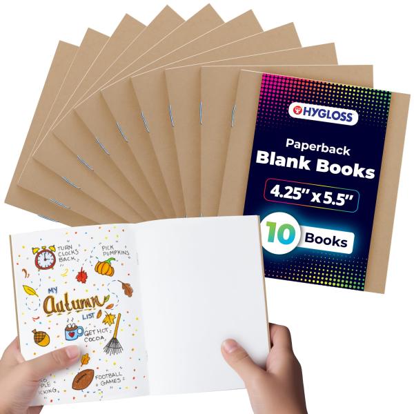 ・BLANK BOOKS TO WRITE STORIES - Inspire young writers and artists with this blank book set, featuring 24 unlined pages a...